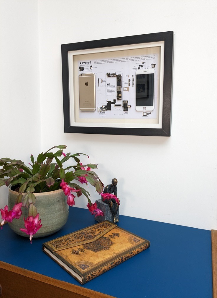 iPhone 6 Deconstructed Wall Art: Digital Evolution - TAZAR (UK)